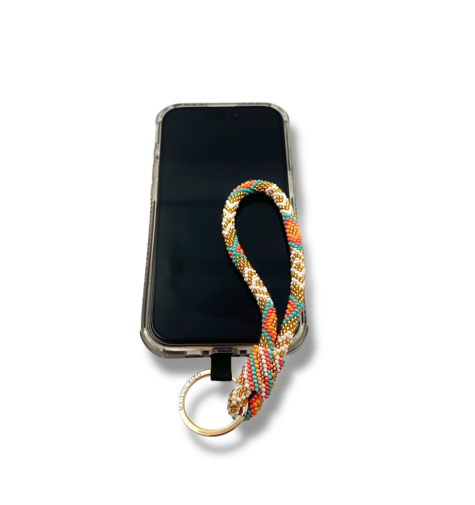 Maison Kizo - Porte-clés et cordon de téléphone népalais faits main ...